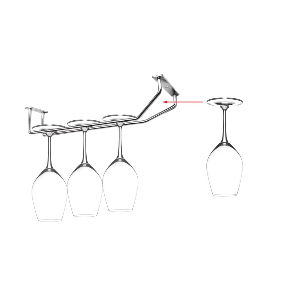 COPERO METALICO INDIVIDUAL INOXIDABLE CON TOPE | Melamina2 CR